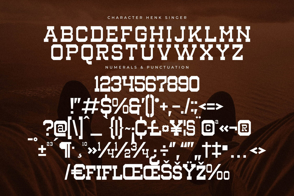 Henk Singer Typeface - So Fontsy