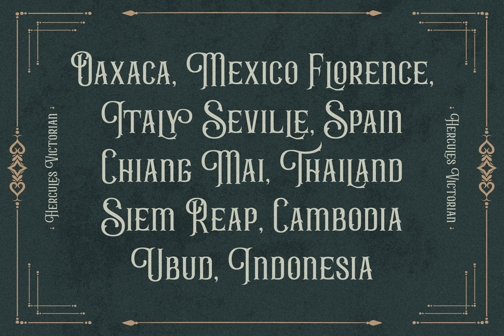 Hercules Typeface - So Fontsy