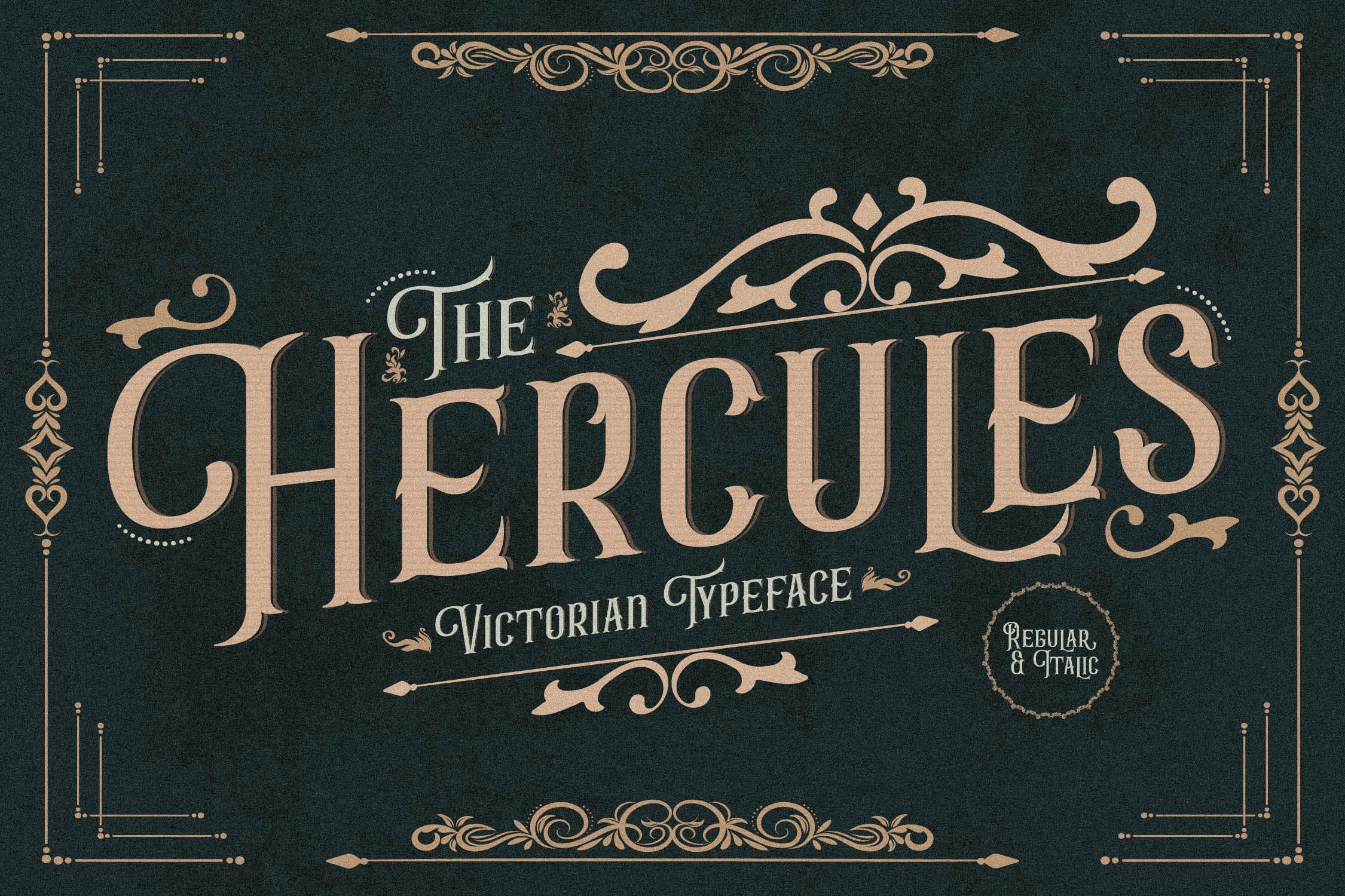 Hercules Typeface - So Fontsy