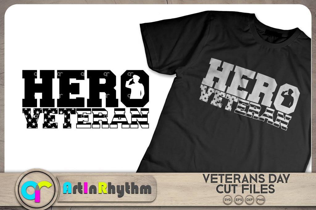 Hero Veteran SVG / America Veterans Day SVG - So Fontsy