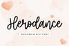 Herodance Modern Script Font - So Fontsy