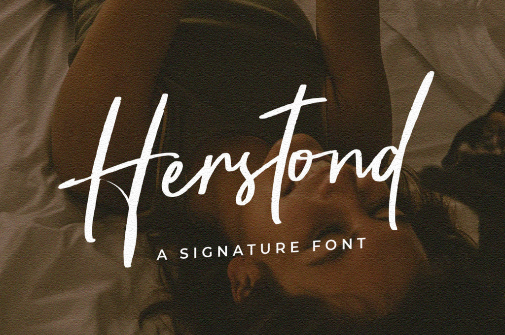Herstond - Luxury Signature Font - So Fontsy