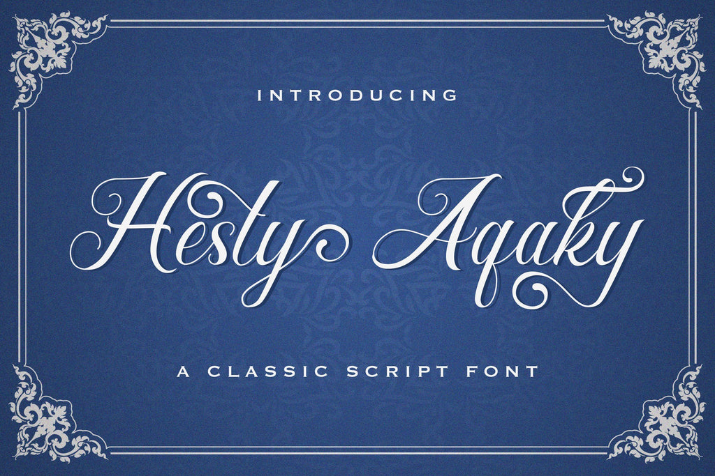 Hesty Aqaky - Modern Script Font - So Fontsy