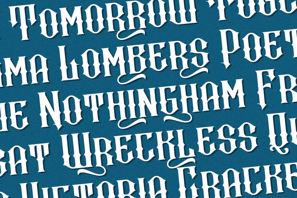 Hewina - Victorian Display Font - So Fontsy