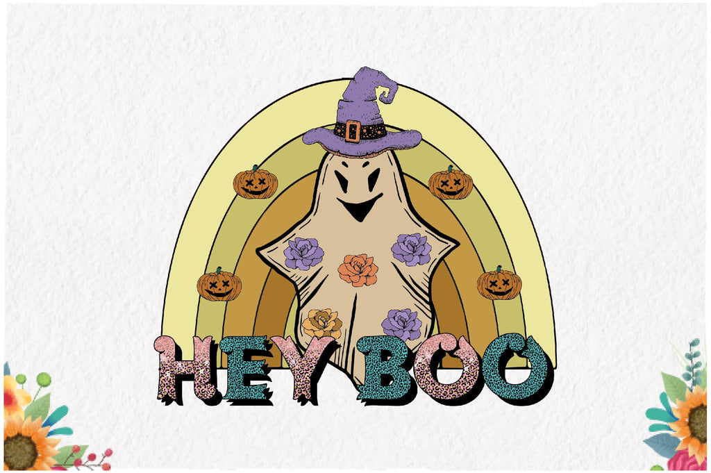 Hey Boo Sublimation - So Fontsy