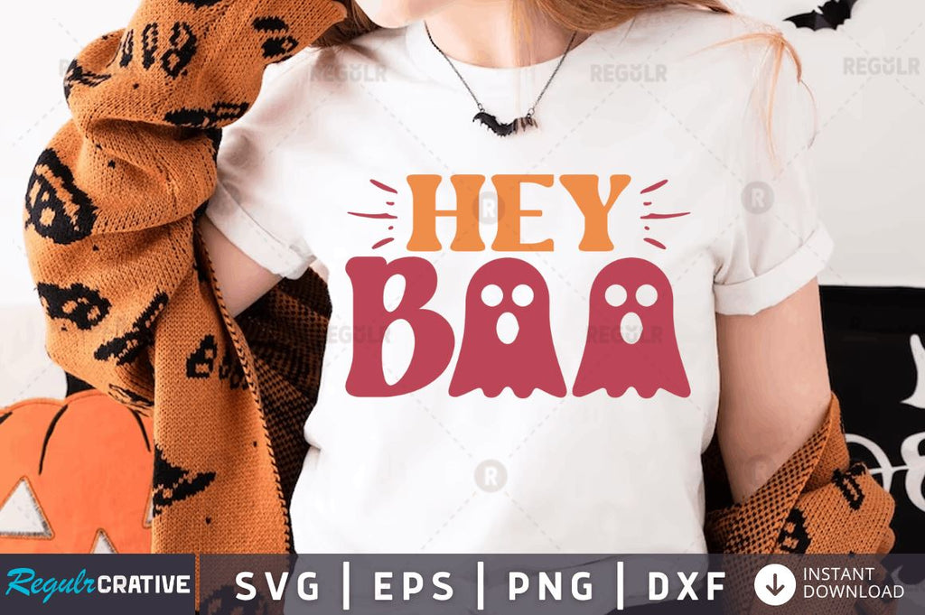 Hey boo SVG - So Fontsy