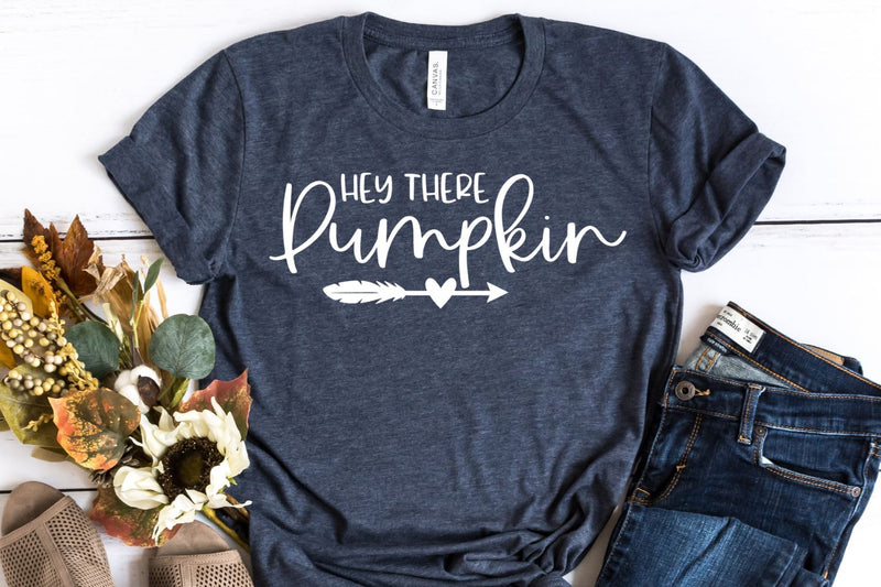 Hey There Pumpkin SVG - Fall Quote SVG - Autumn SVG - So Fontsy