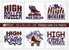 High Roller SVG Bundle, Roller Derby Svg, Roller Skates Svg, Skate Svg ...