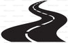 Highway. Cut files for Cricut. Clip Art silhouette (eps, svg, pdf, png ...