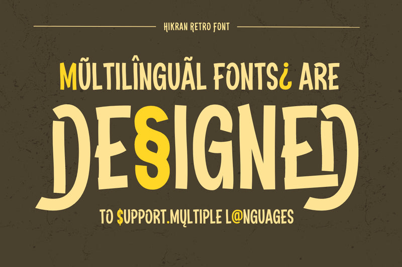 Hikran | Retro Condensed Font - So Fontsy