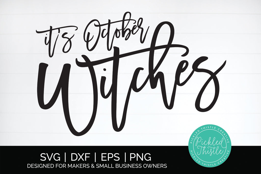 It's October Witches - So Fontsy