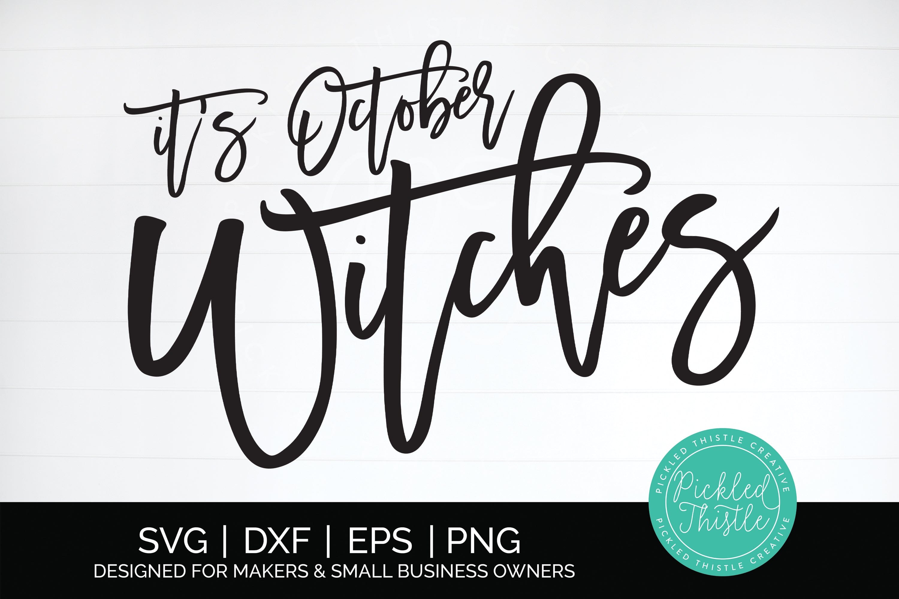 It's October Witches - So Fontsy