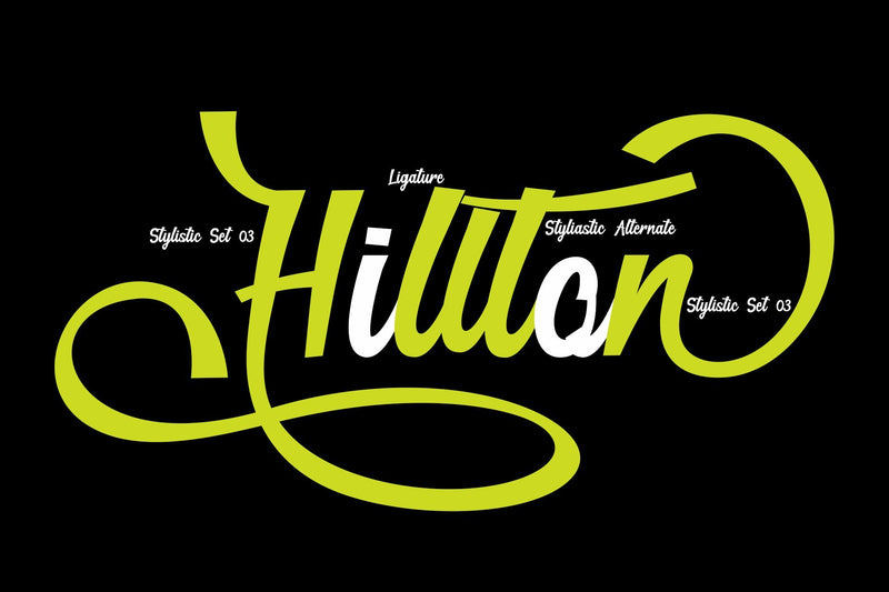 Hillton Modern Script - So Fontsy