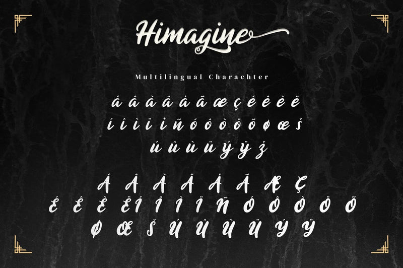 Himagine - Handwritten Swash Font - So Fontsy