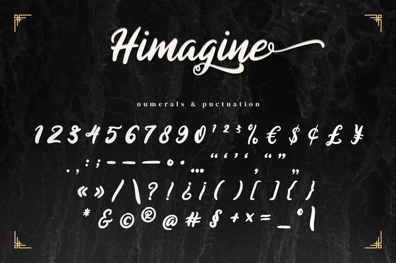 Himagine - Handwritten Swash Font - So Fontsy