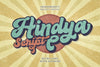 Hindya - Retro Bold Handwritten Font - So Fontsy