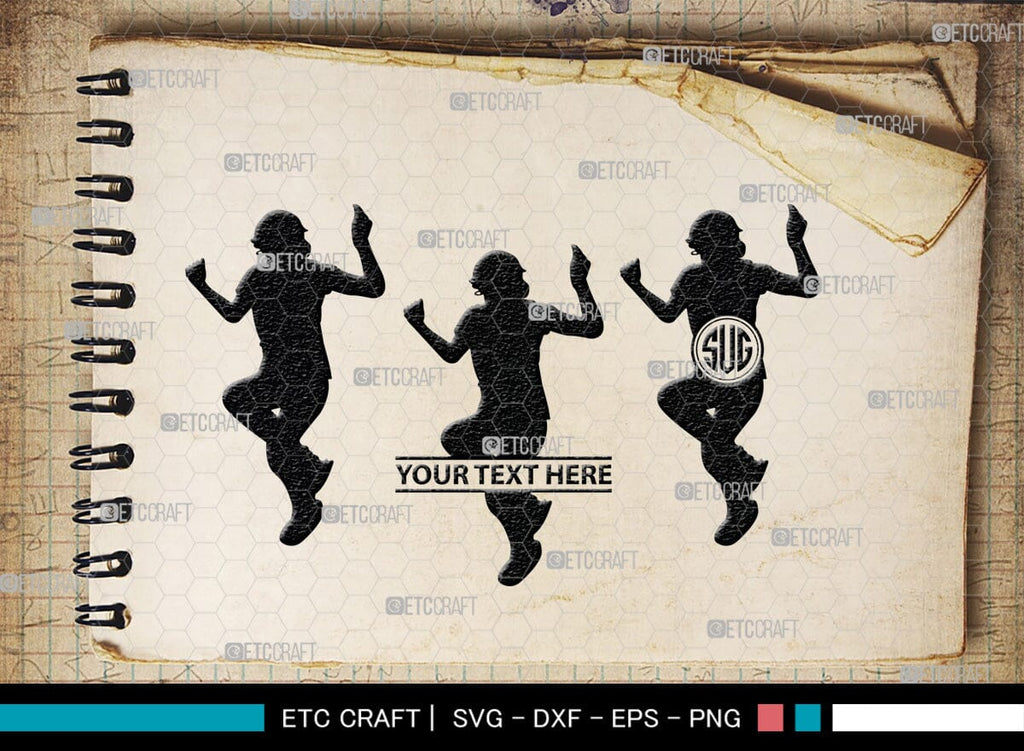 Hip Hop Monogram, Hip Hop Silhouette, Hip Hop SVG, Hip Hop Dancers Svg ...