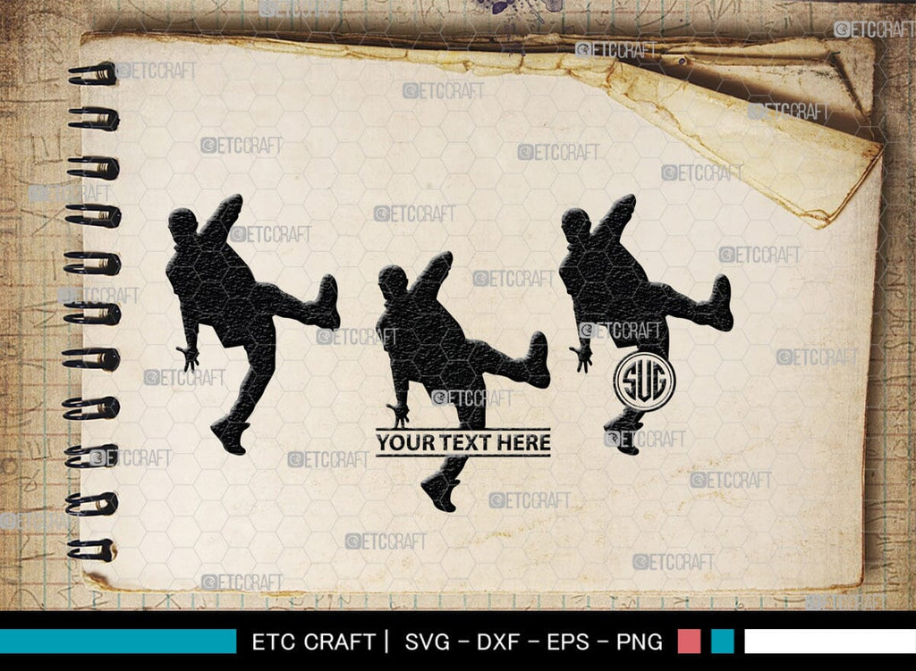 Hip Hop Monogram, Hip Hop Silhouette, Hip Hop SVG, Hip Hop Dancers Svg ...