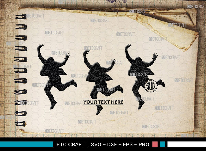 Hip Hop Monogram, Hip Hop Silhouette, Hip Hop SVG, Hip Hop Dancers Svg ...