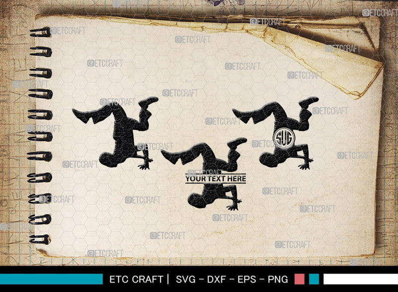 Hip Hop Monogram, Hip Hop Silhouette, Hip Hop SVG, Hip Hop Dancers Svg ...