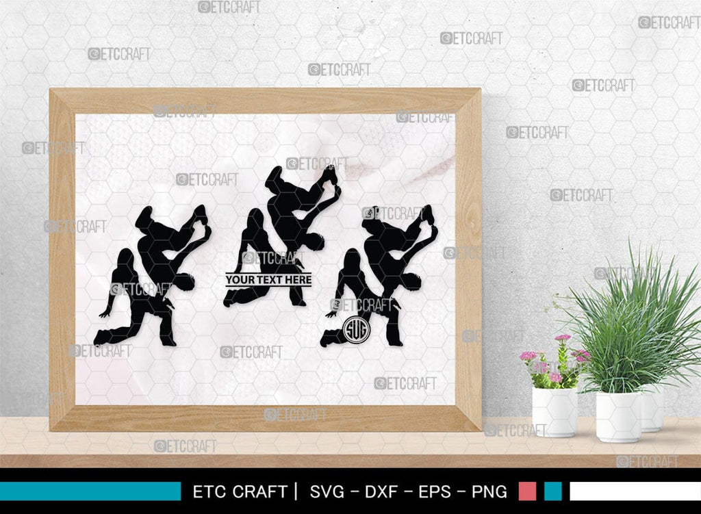 Hip Hop Monogram, Hip Hop Silhouette, Hip Hop SVG, Hip Hop Dancers Svg ...