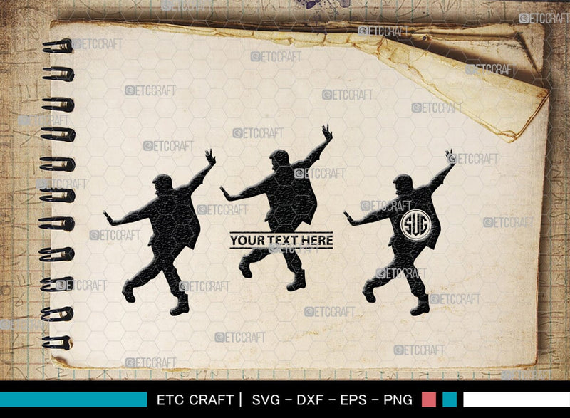 Hip Hop Monogram, Hip Hop Silhouette, Hip Hop SVG, Hip Hop Dancers Svg ...