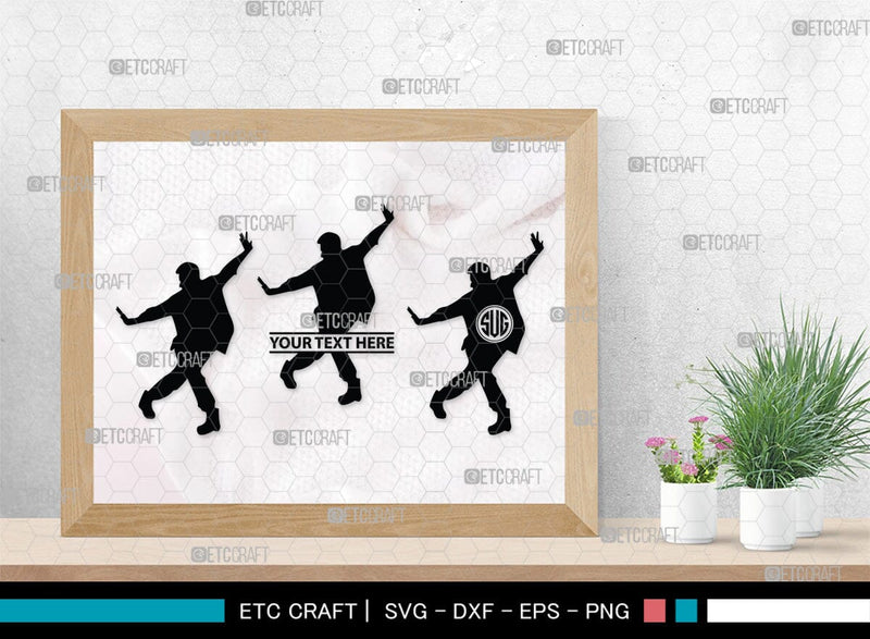 Hip Hop Monogram, Hip Hop Silhouette, Hip Hop SVG, Hip Hop Dancers Svg ...