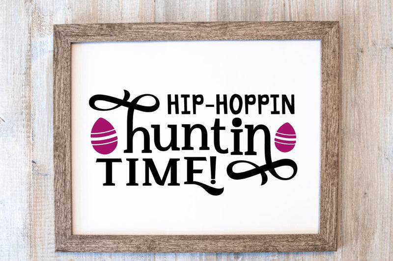 Hip-hoppin huntin time SVG - So Fontsy