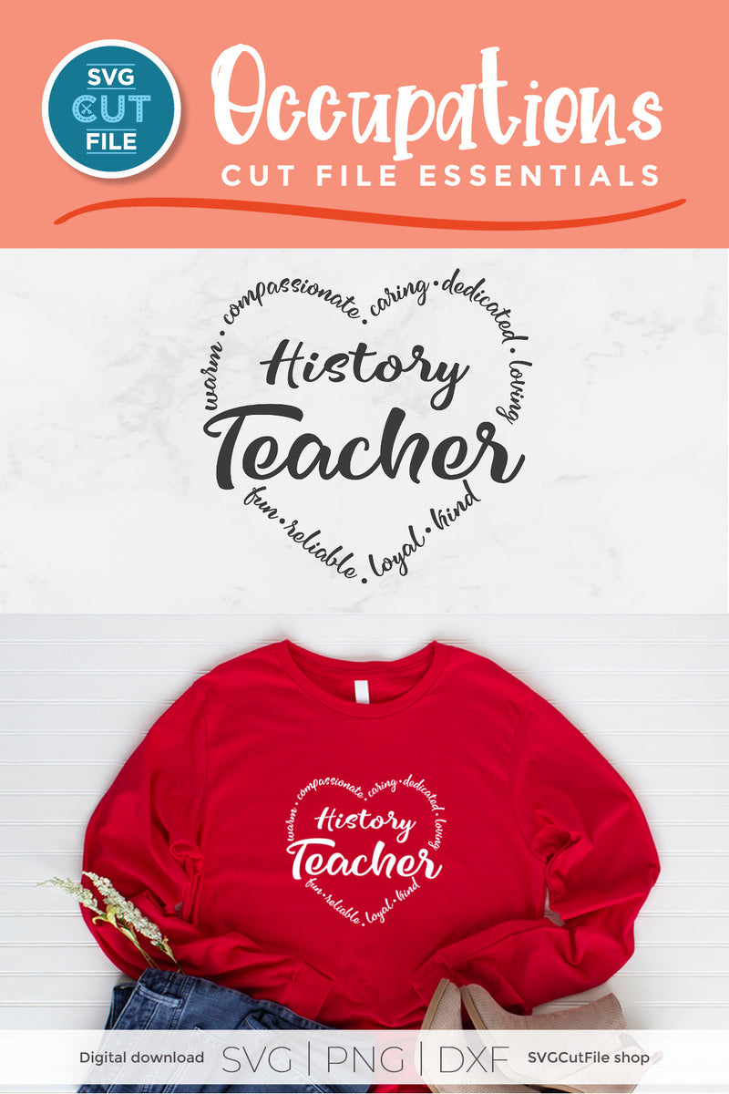 History teacher svg - So Fontsy