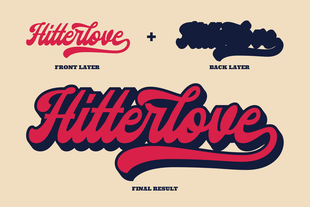 Hitterlove - Retro Bold Script - So Fontsy