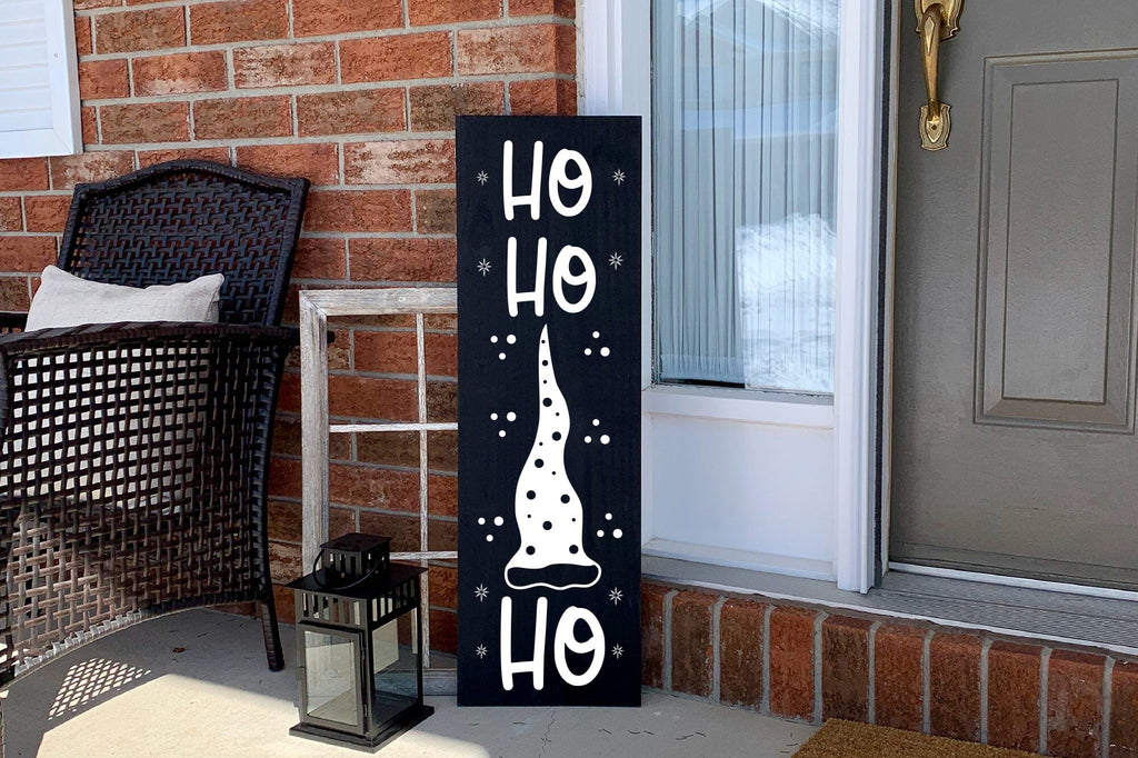 Ho Ho Ho - Christmas Vertical Sign SVG - So Fontsy