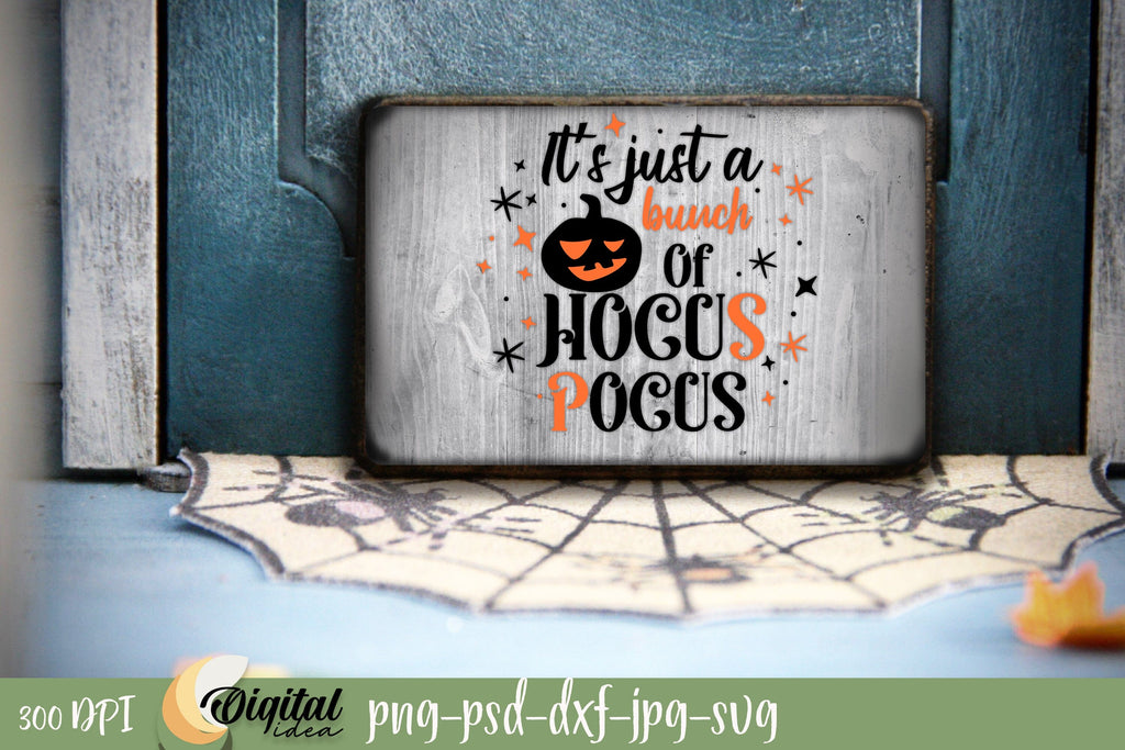 Hocus and Pocus. Halloween Round signs Design. Halloween SVG. Laser Cut ...