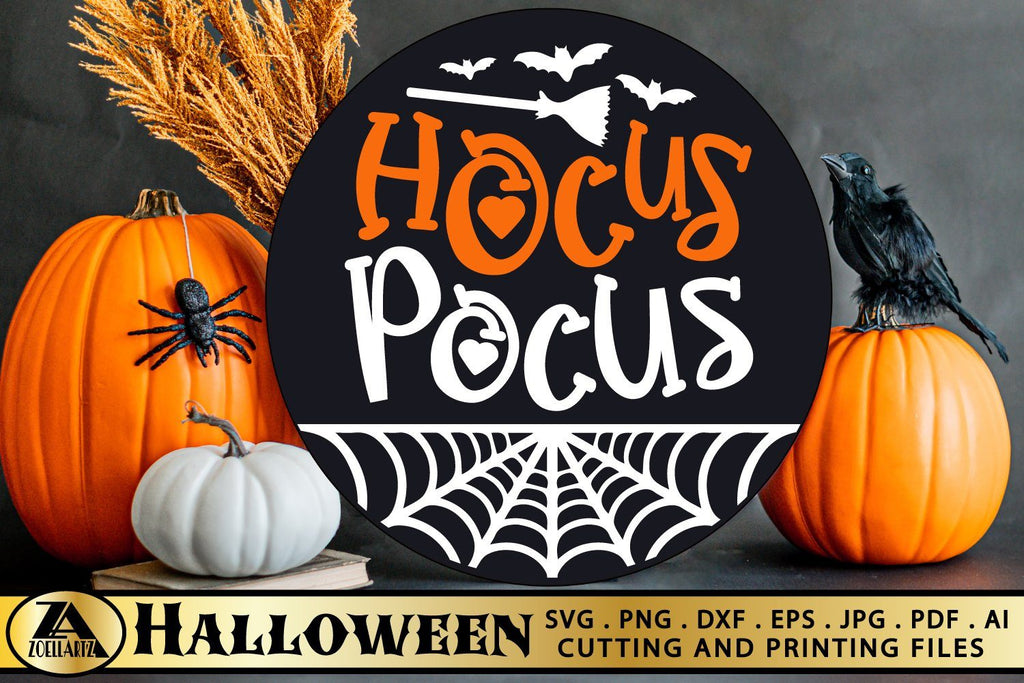 Hocus Pocus SVG Halloween Quotes SVG Spooky Witch Sign SVG - So Fontsy