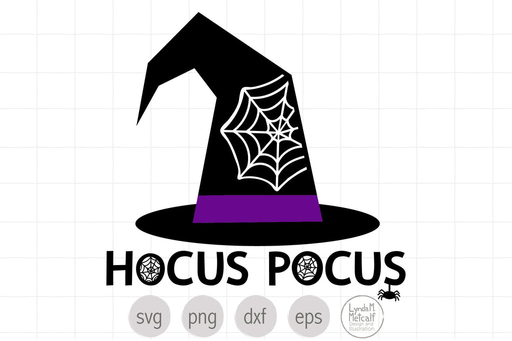 Hocus Pocus Witch Hat SVG Ready Cut File - So Fontsy