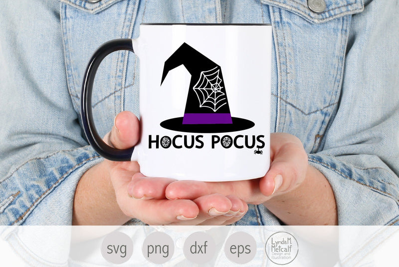 Hocus Pocus Witch Hat SVG Ready Cut File - So Fontsy