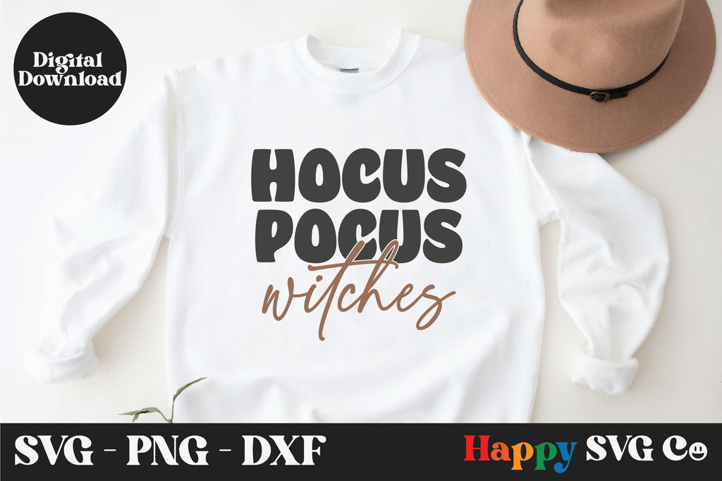 Hocus Pocus Witches SVG | Halloween Design - So Fontsy