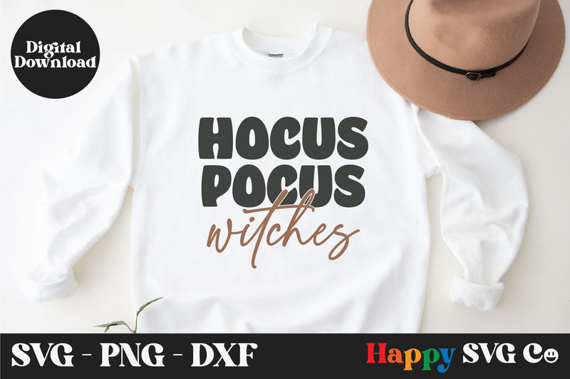 Hocus Pocus Witches SVG | Halloween Design - So Fontsy