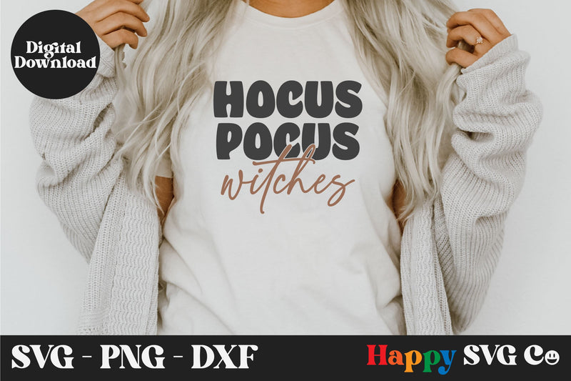Hocus Pocus Witches SVG | Halloween Design - So Fontsy