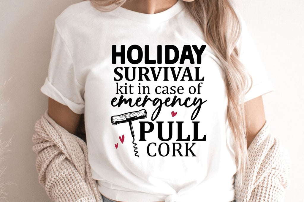Holiday survival kit in case of emergency SVG - So Fontsy