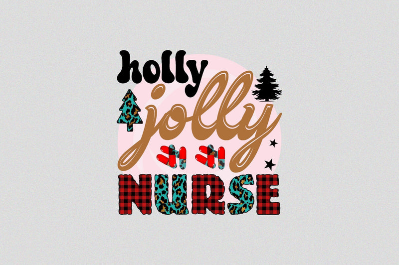holly jolly Nurse - So Fontsy
