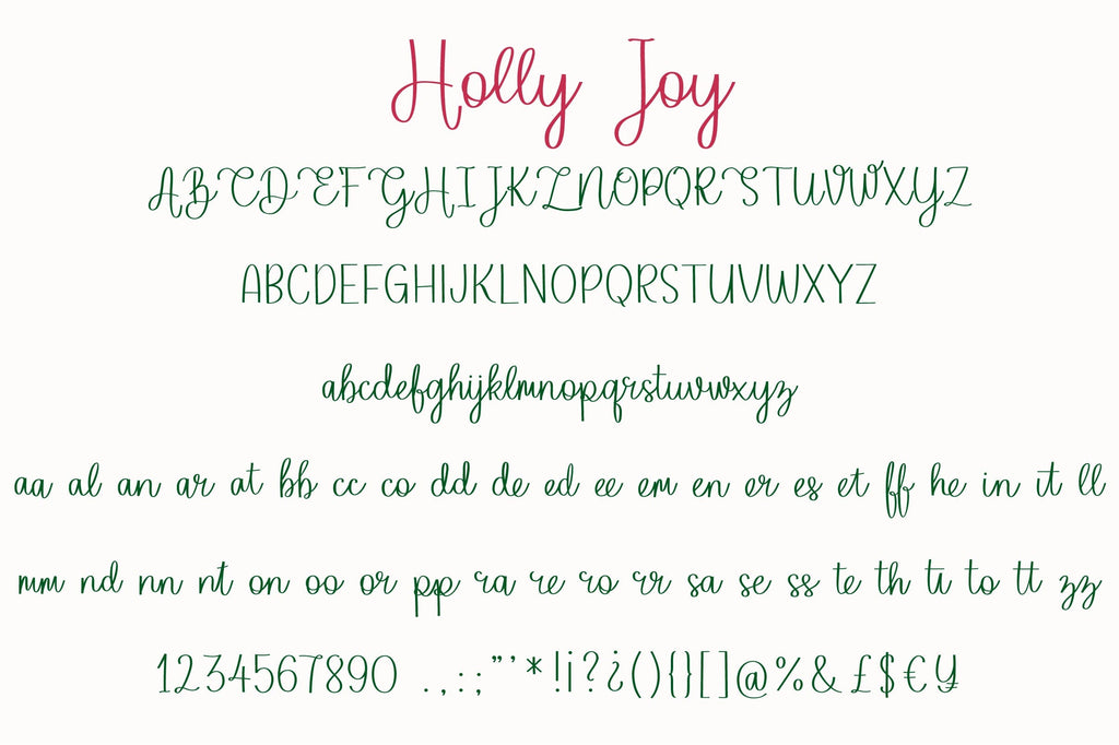 Holly Joy - So Fontsy