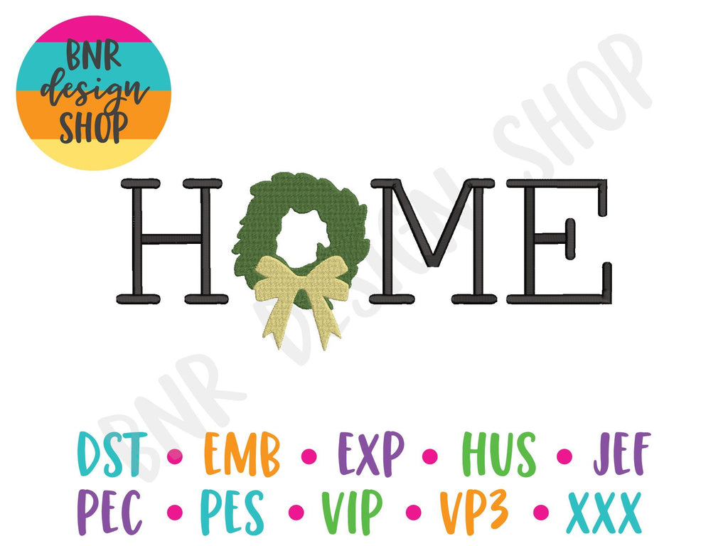 Home Machine Embroidery Design - So Fontsy