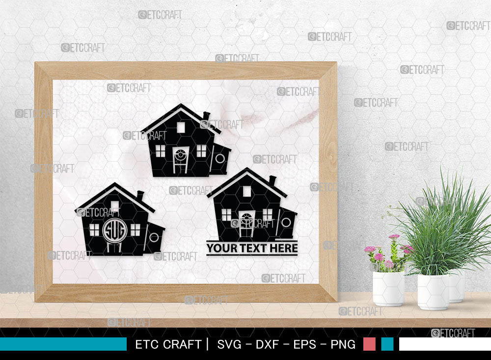 Home Monogram, Home Silhouette, House Svg, Building Svg, Architecture ...