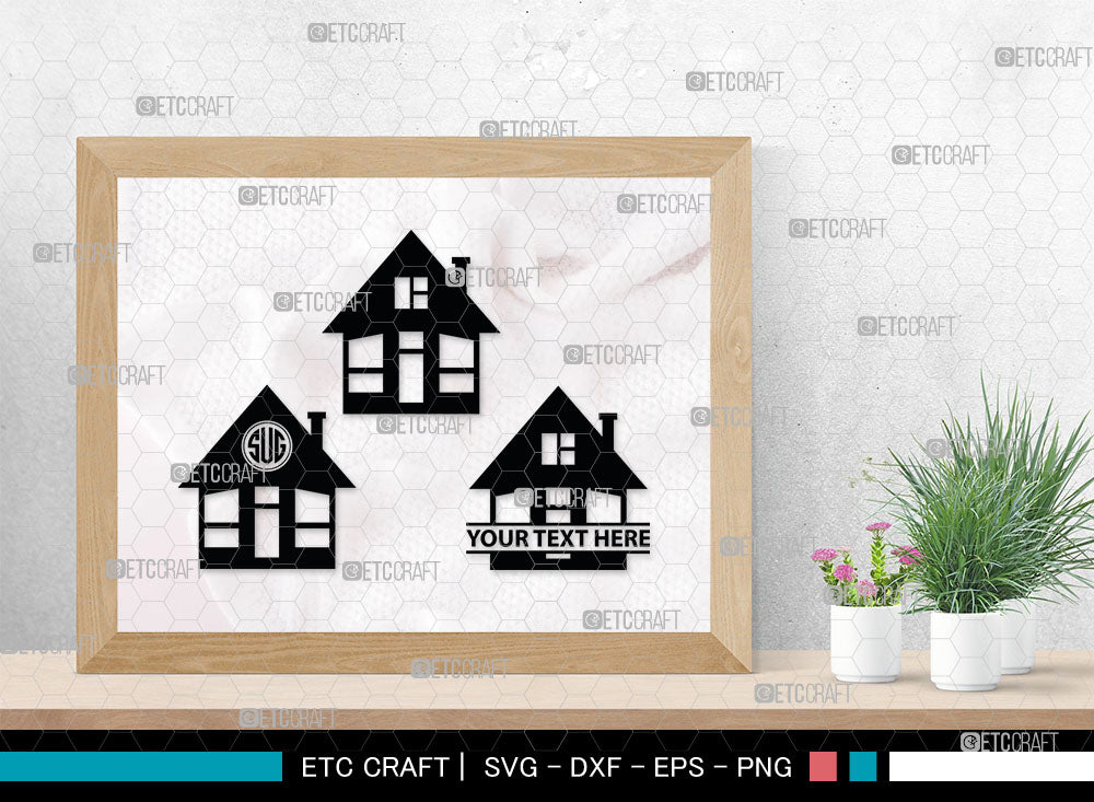 Home Monogram, Home Silhouette, House Svg, Building Svg, Architecture ...