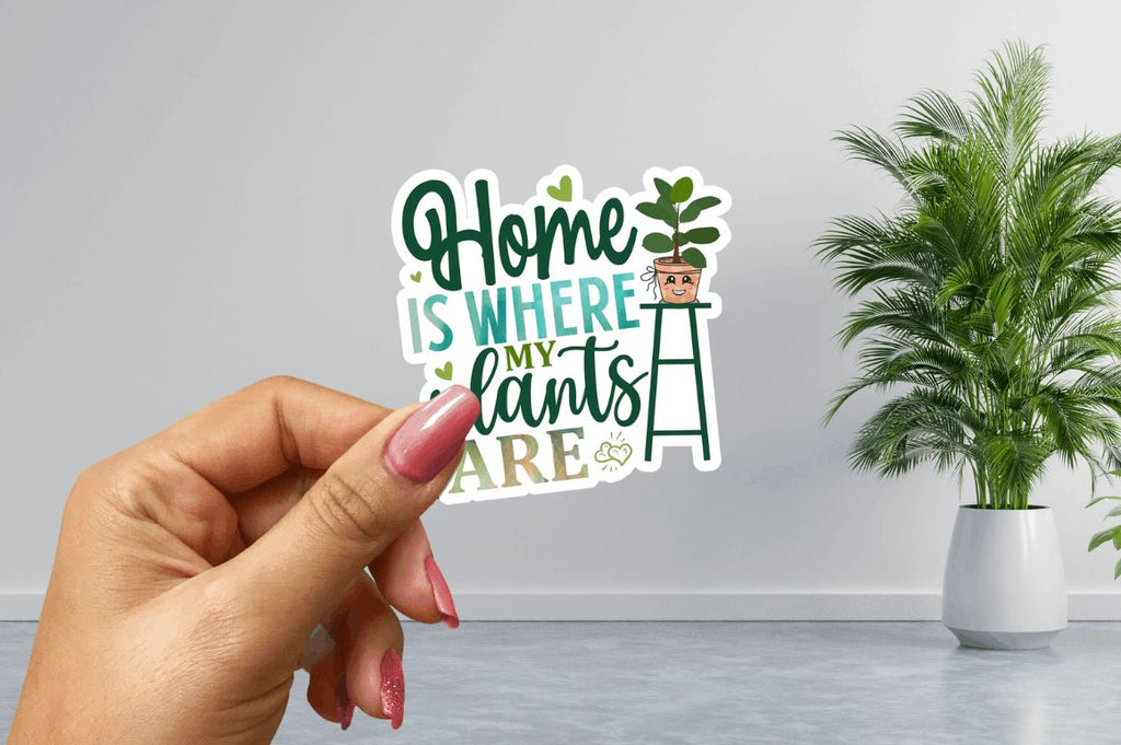 Home Plant Printable Sticker Bundle - So Fontsy