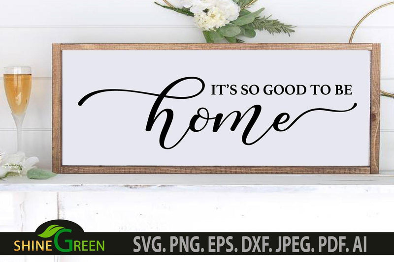 Home Sign SVG Bundle - 5 Signs for Family, Farmhouse - So Fontsy
