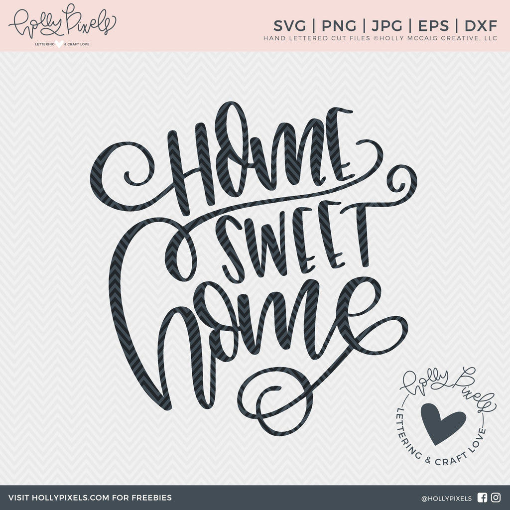 Home SVG | Home Sweet Home SVG | Family SVG | Housewarming SVG - So Fontsy