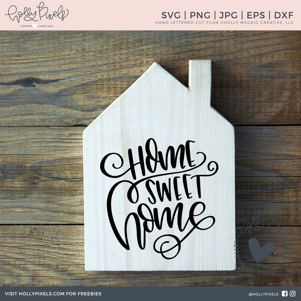 Home SVG | Home Sweet Home SVG | Family SVG | Housewarming SVG - So Fontsy