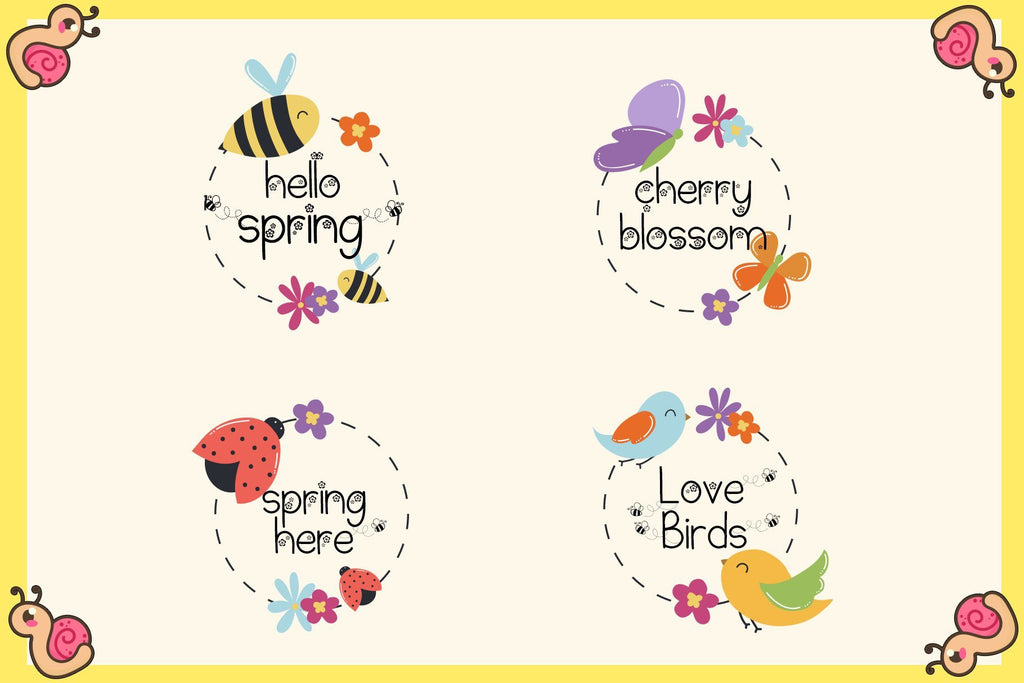 Honey Beezy - Spring Bee Font - So Fontsy