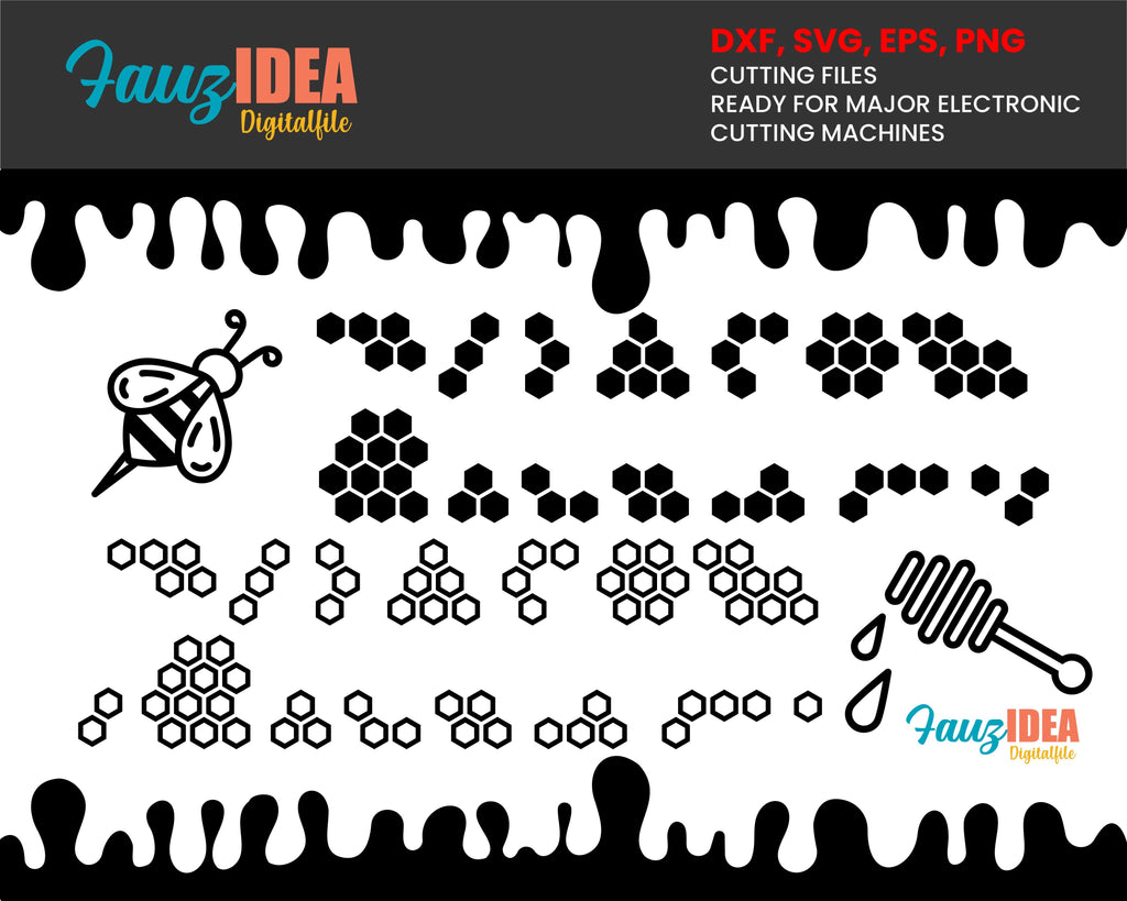 honeycomb svg, honeycomb pattern, bee svg, honey bee svg, honey svg ...